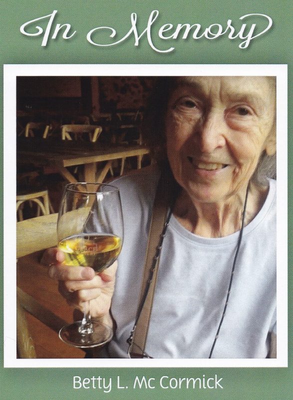 Betty McCormick Remembered | General Meade Society